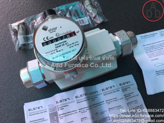 Quantometer QA40 25 GI - Gas Meter QA40 Elster Instromet Thailand agent