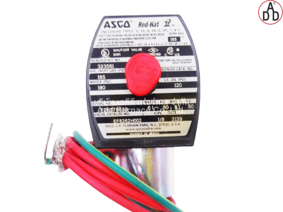 Asco Red Hat Rebuild Kit No.323581(Explosion Proof) - บริษัท เอดีดี เฟ ...