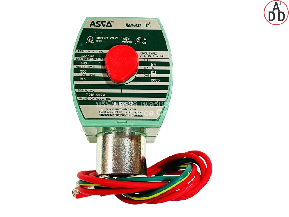 Asco Red Hat Rebuild Kit No.323593 - บริษัท เอดีดี เฟอร์เนส จำกัด