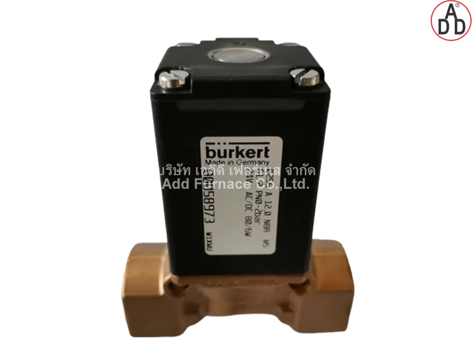 Burkert 0256 A 12,0 NBR MS (24V) - บริษัท เอดีดี เฟอร์เนส จำกัด