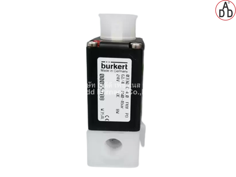 Burkert 0330 C 4,0 FKM PD(24V) - บริษัท เอดีดี เฟอร์เนส จำกัด