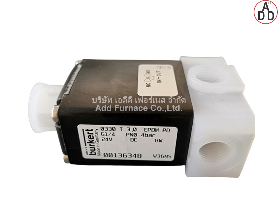 Burkert 0330 T 3,0 EPDM PD (24V) - บริษัท เอดีดี เฟอร์เนส จำกัด