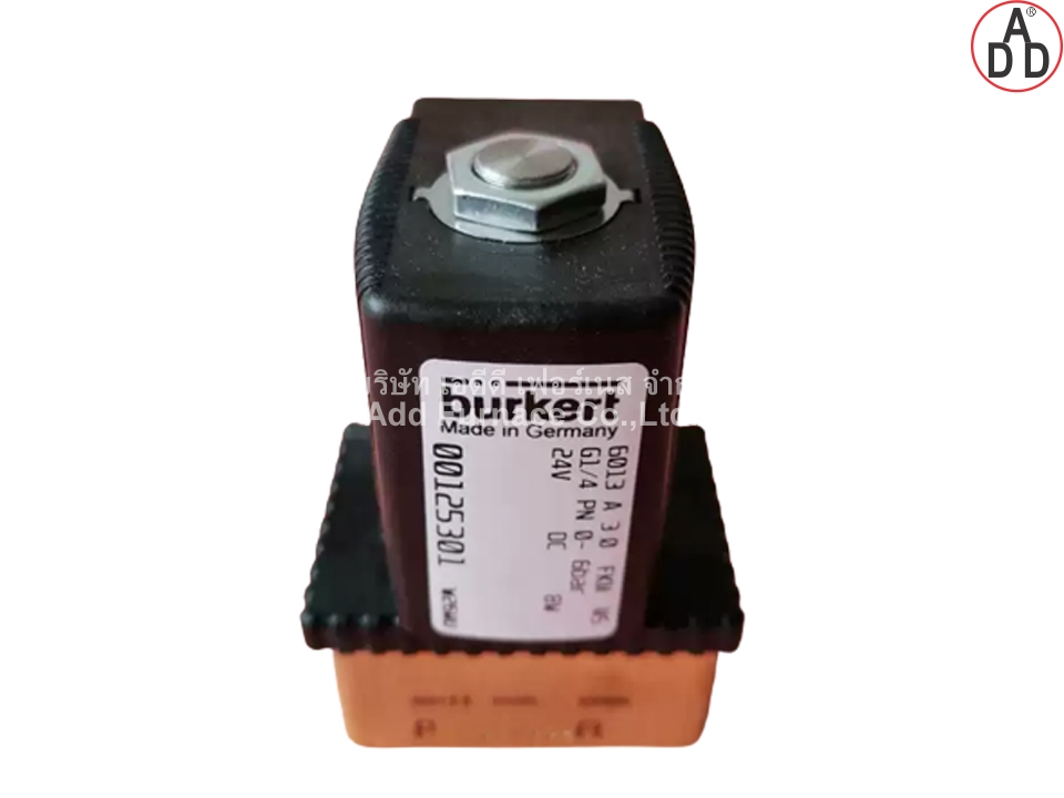 Burkert 6013 A 3,0 FKM MS (24V) - บริษัท เอดีดี เฟอร์เนส จำกัด