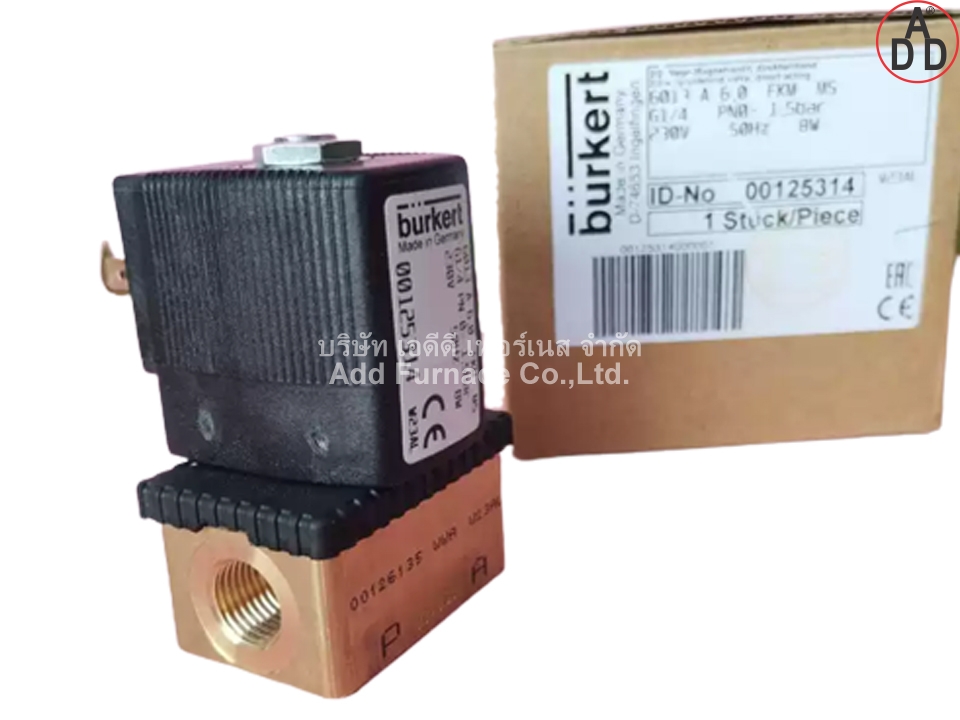 Burkert 6013 A 6,0 FKM MS - บริษัท เอดีดี เฟอร์เนส จำกัด
