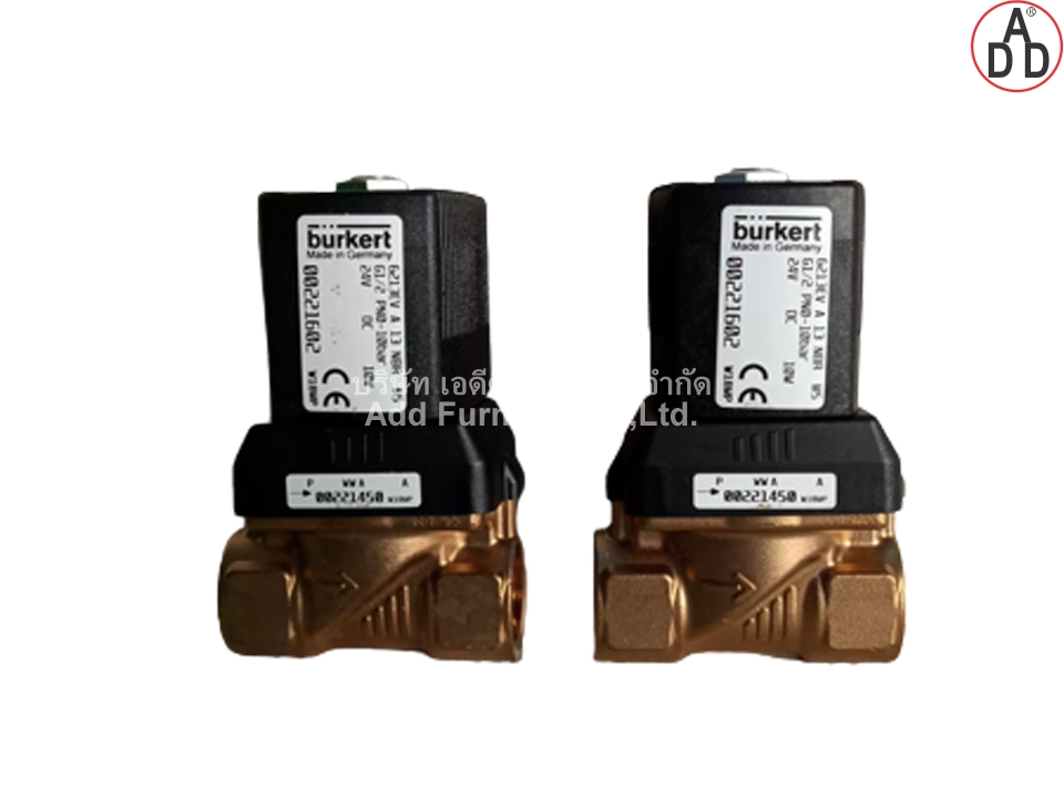Burkert 6213EV A 13 NBR MS (24V) - บริษัท เอดีดี เฟอร์เนส จำกัด