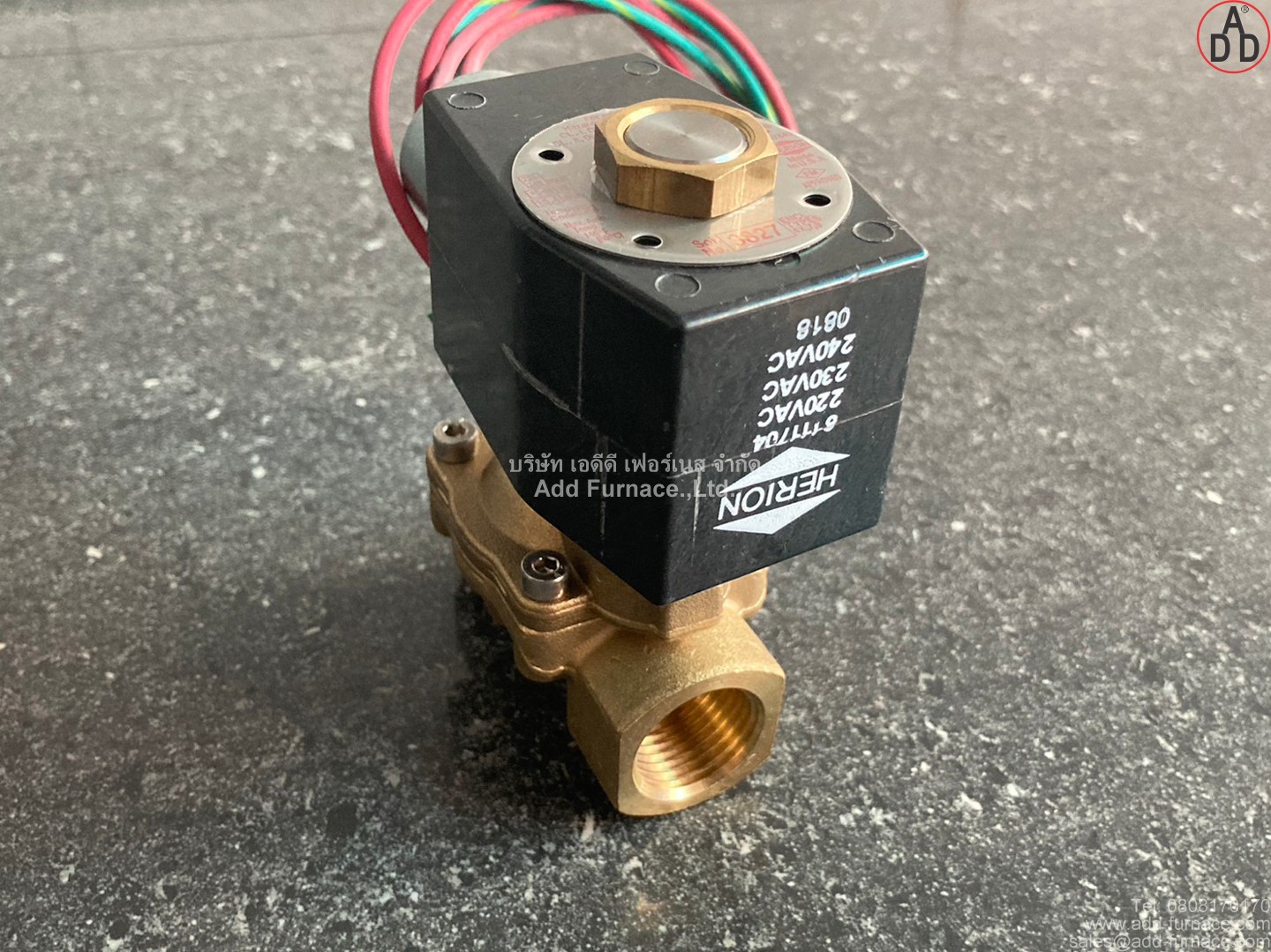 Herion Buschjost Solenoid Valve 1/2" - บริษัท เอดีดี เฟอร์เนส จำกัด