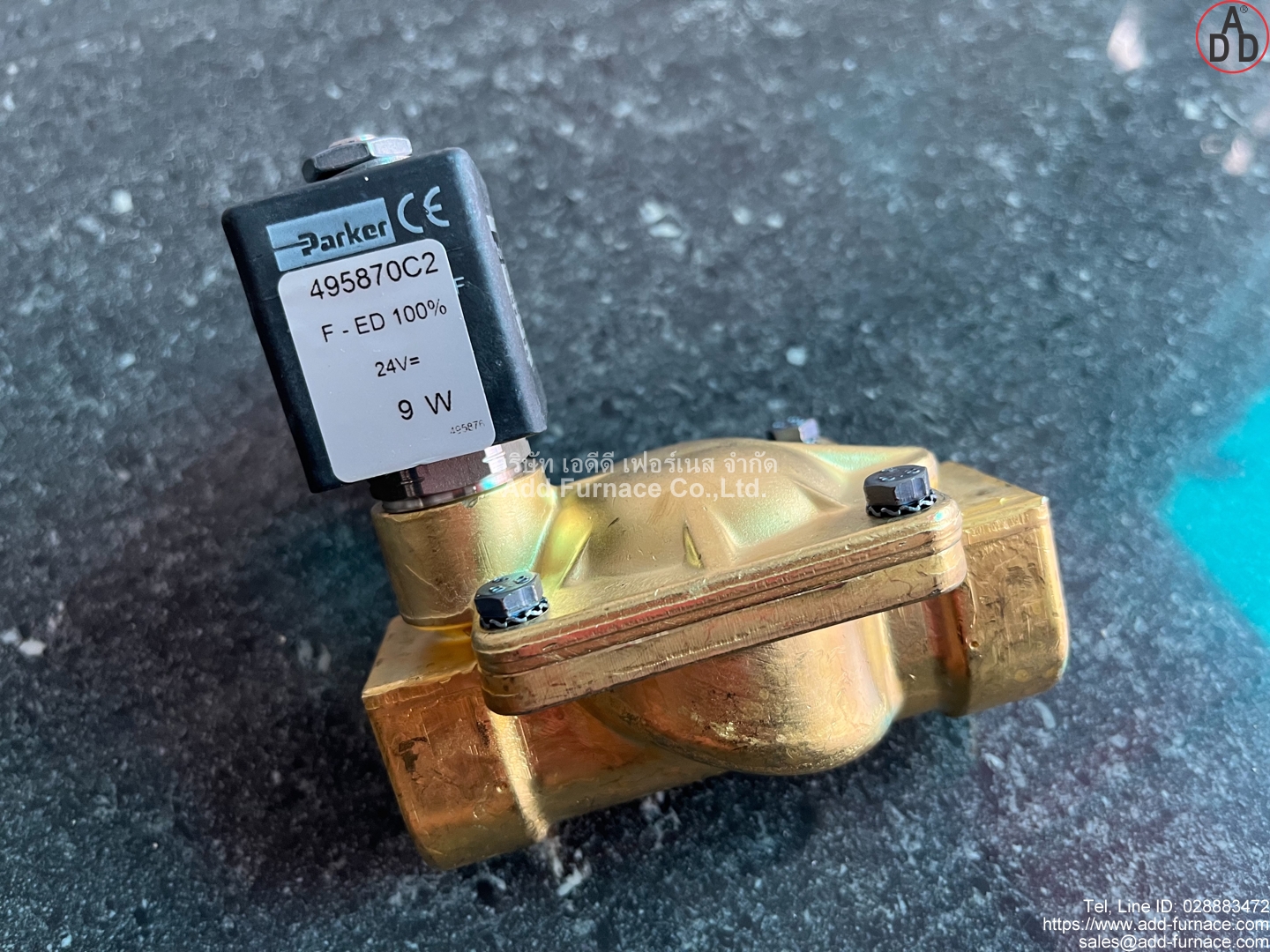 Parker 3/4" DC24V Explosion Proof - บริษัท เอดีดี เฟอร์เนส จำกัด