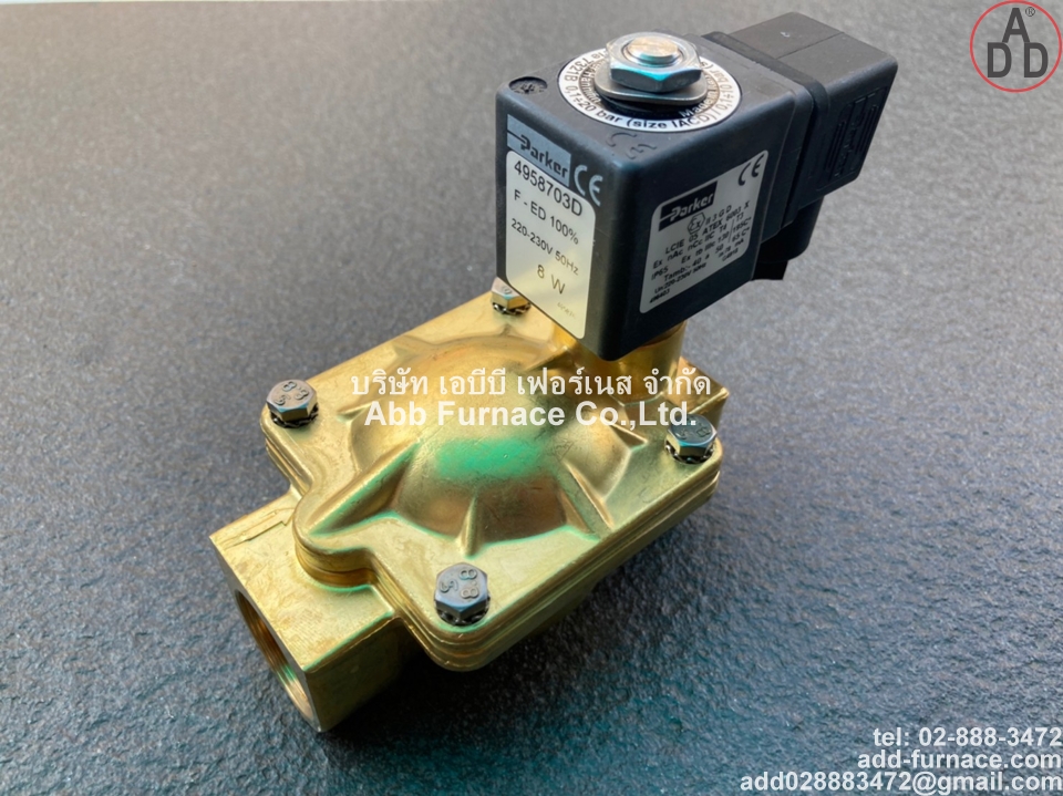 Parker 3/4" Explosion Proof - บริษัท เอดีดี เฟอร์เนส จำกัด