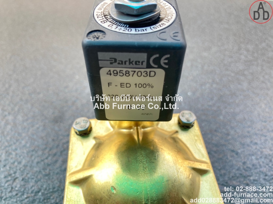 Parker 3/4" Explosion Proof - บริษัท เอดีดี เฟอร์เนส จำกัด