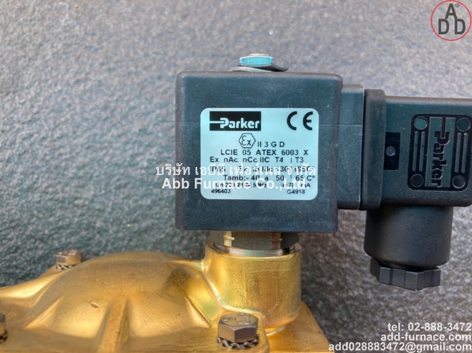Parker 3/4" Explosion Proof - บริษัท เอดีดี เฟอร์เนส จำกัด