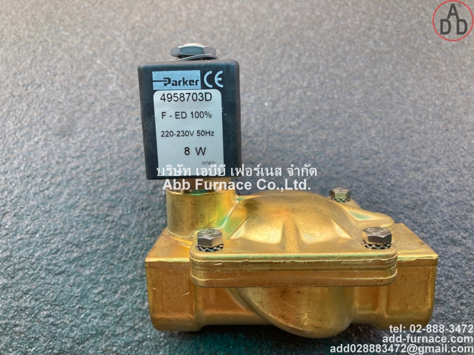 Parker 3/4" Explosion Proof - บริษัท เอดีดี เฟอร์เนส จำกัด