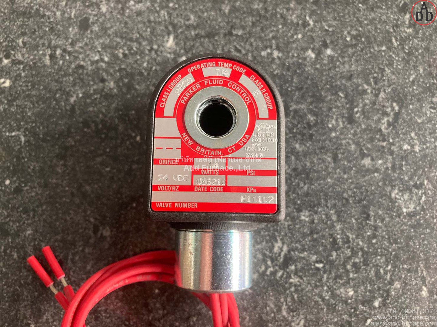 Parker H111C2 Solenoid Coil - บริษัท เอดีดี เฟอร์เนส จำกัด