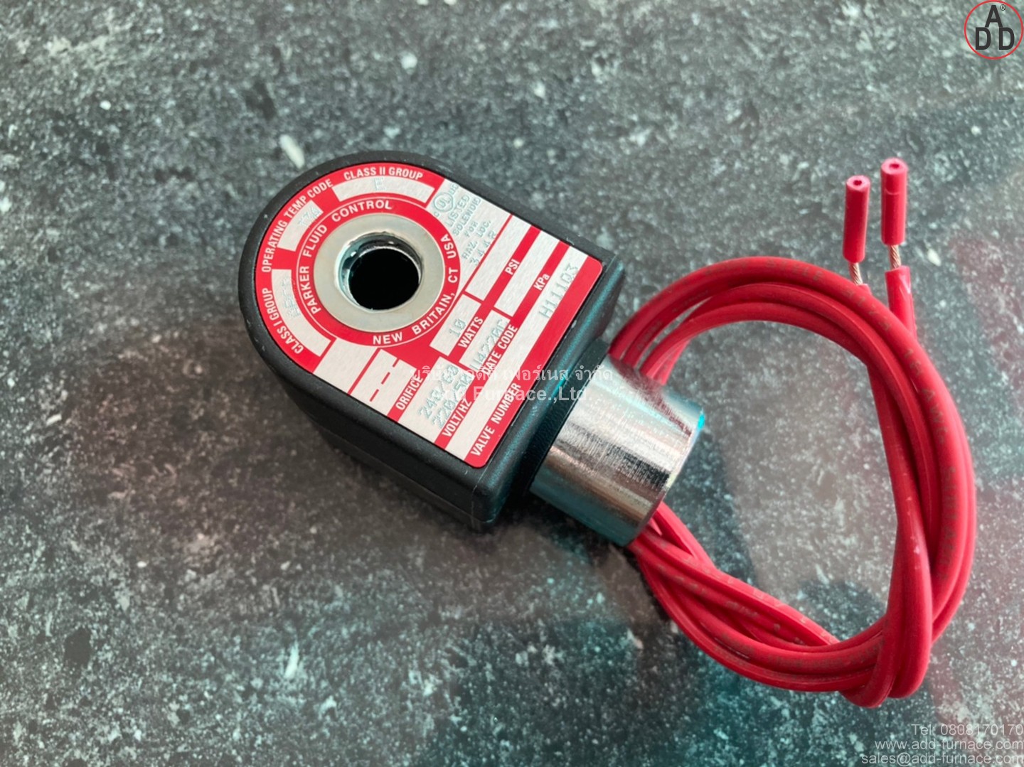Parker H111Q3 Solenoid Coil - บริษัท เอดีดี เฟอร์เนส จำกัด