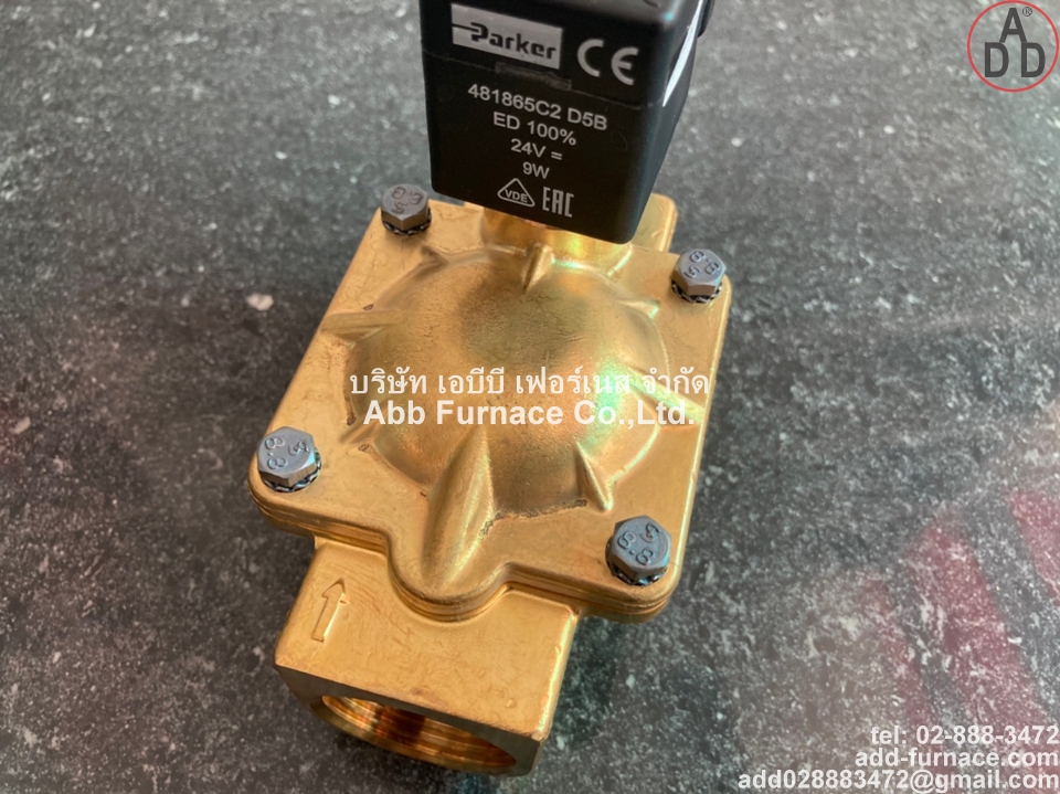 Parker Solenoid Valve 1" - บริษัท เอดีดี เฟอร์เนส จำกัด