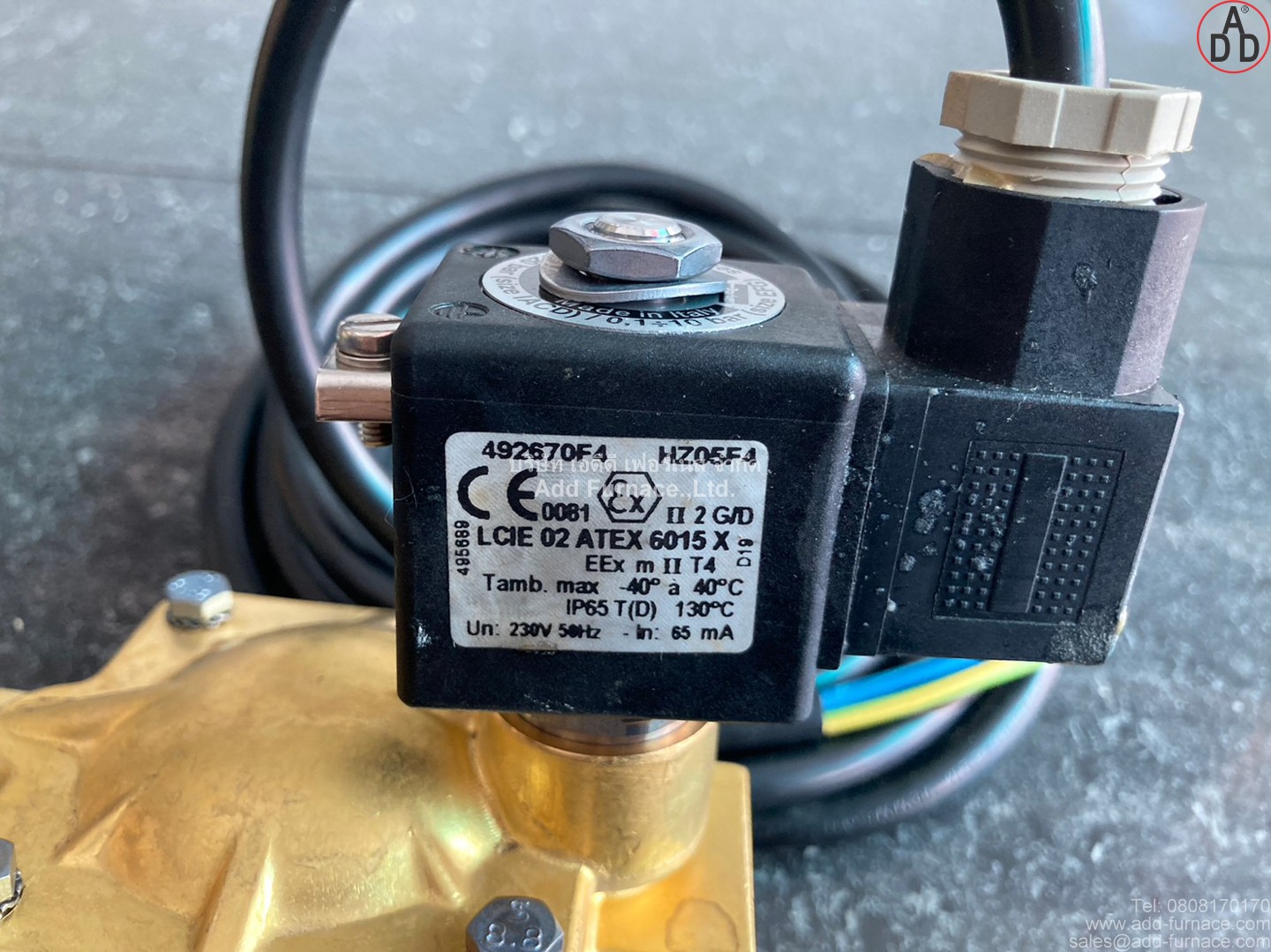 Parker Solenoid Valve Explosion proof 492670F4 HZ05F4 3/4" - บริษัท เอ ...