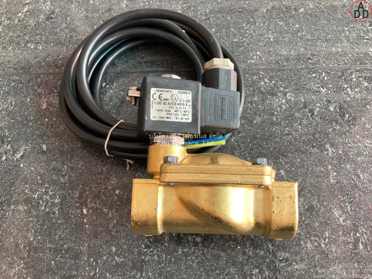 Parker Solenoid Valve Explosion proof 492670F4 HZ05F4 3/4" - บริษัท เอ ...