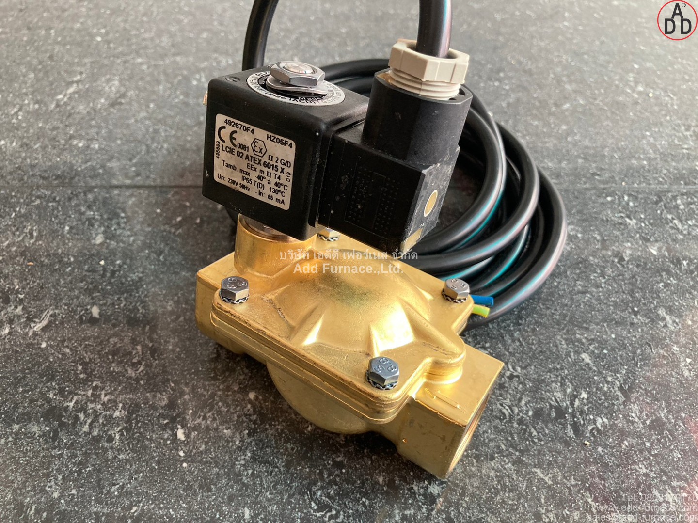 Parker Solenoid Valve Explosion proof 492670F4 HZ05F4 3/4" - บริษัท เอ ...