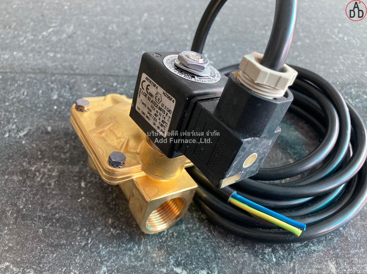 Parker Solenoid Valve Explosion proof 492670F4 HZ05F4 3/4" - บริษัท เอ ...