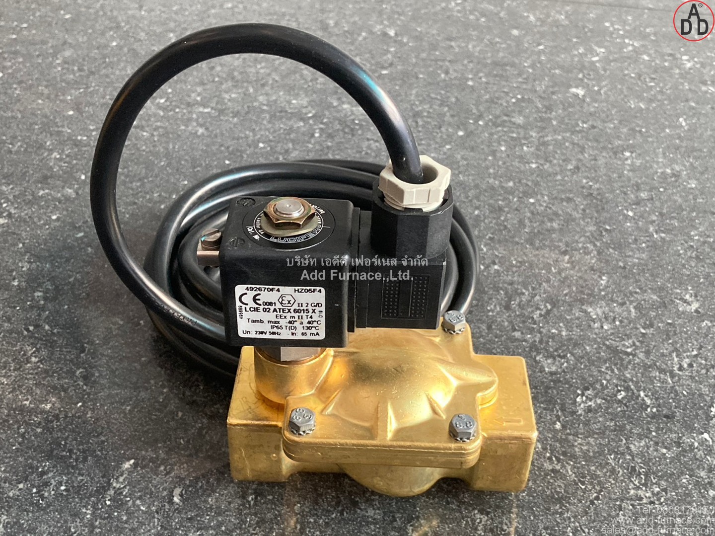 Parker Solenoid Valve Explosion proof 492670F4 HZ05F4 - บริษัท เอดีดี ...