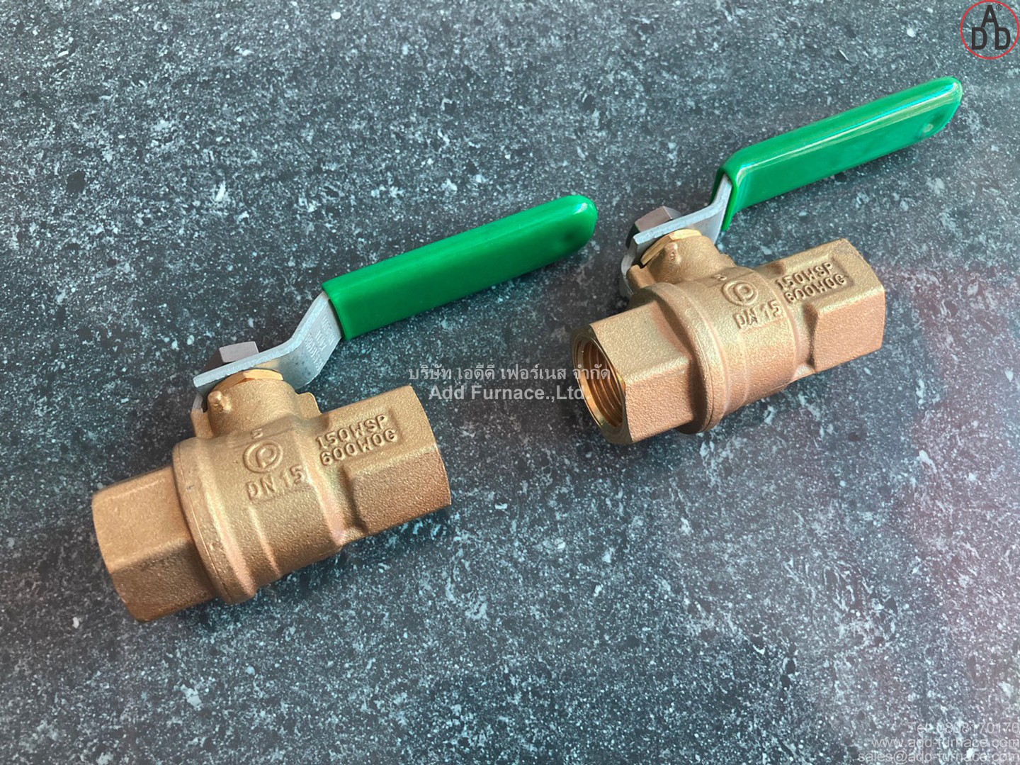 Gas Ball Valve 1/2", Italy - บริษัท เอดีดี เฟอร์เนส จำกัด