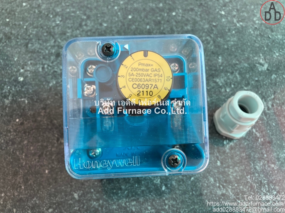 C6097A 2110(Honeywell Pressure Switch) - Add Furnace Co.,Ltd.