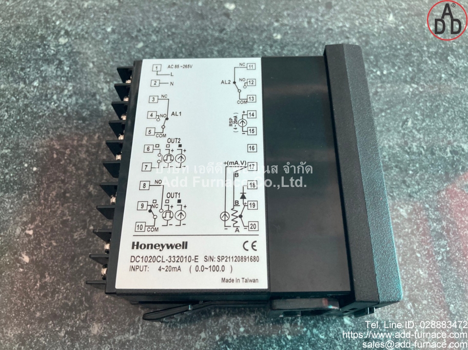 Honeywell DC1020CL-332010-E - Add Furnace Co,Ltd.