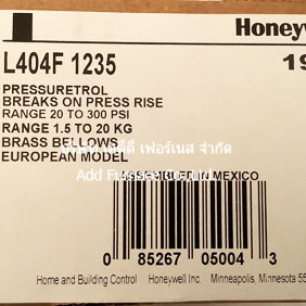 Honeywell L404F 1235 - บริษัท เอดีดี เฟอร์เนส จำกัด