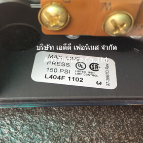 Honeywell PRESSURETROL: L404F1102 - บริษัท เอดีดี เฟอร์เนส จำกัด