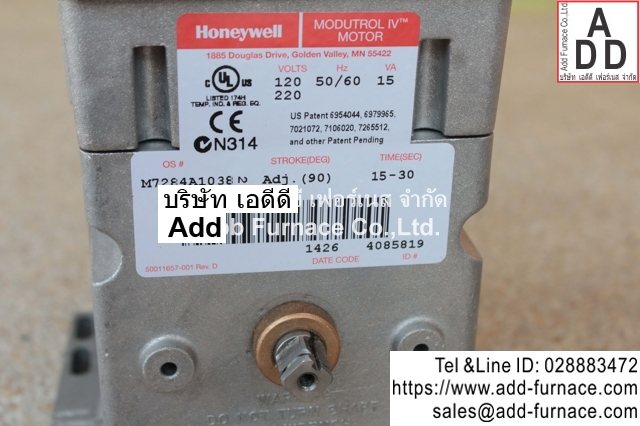 Honeywell M7284A1038 - Add Furnace Co,Ltd.