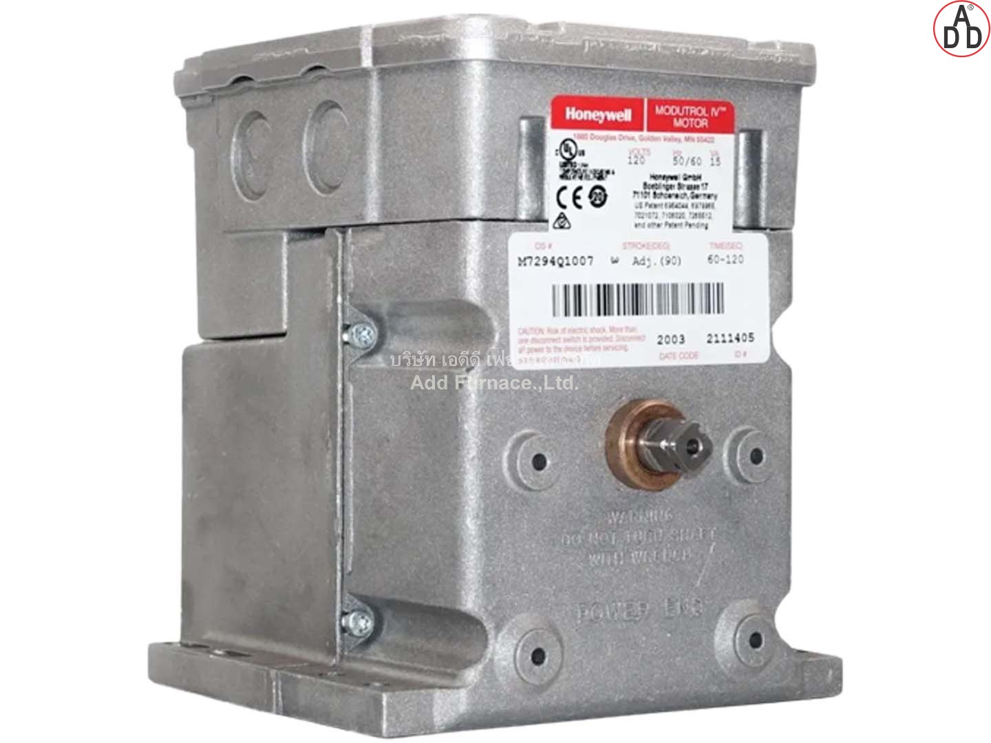 M7294Q1007 - บริษัท เอดีดี เฟอร์เนส จำกัด,Add Furnace Co.,Ltd.