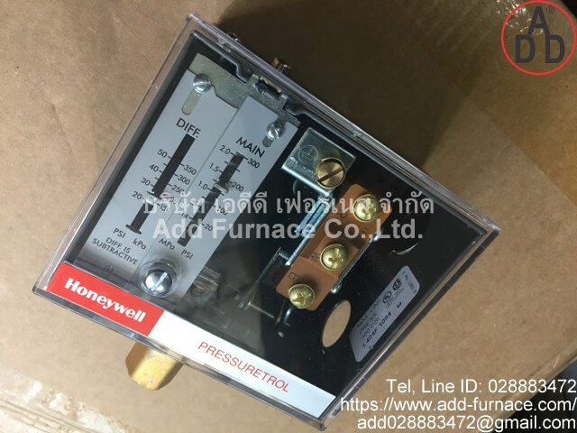 Honeywell PRESSURETROL L404F 1094(20 to 300 psi) - บริษัท เอดีดี เฟอร์ ...