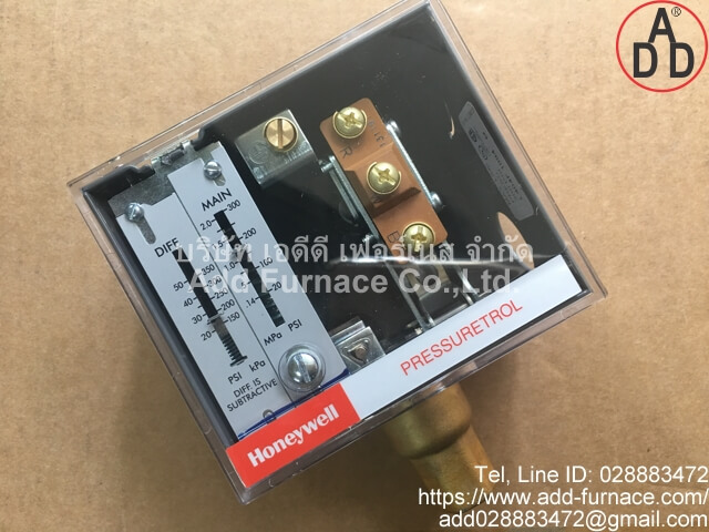 Honeywell PRESSURETROL L404F 1094(20 to 300 psi) - บริษัท เอดีดี เฟอร์ ...