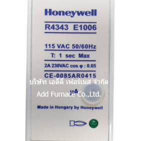 Honeywell R4343 E1006 - บริษัท เอดีดี เฟอร์เนส จำกัด