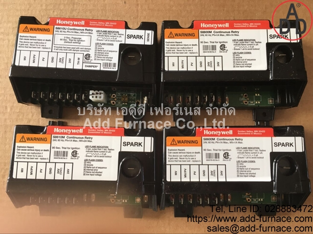 Honeywell S8610M Continuous Retry - บริษัท เอดีดี เฟอร์เนส จำกัด