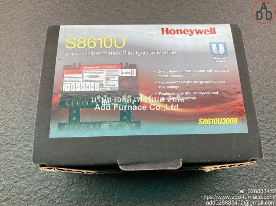 Honeywell S8610U Continuous Retry - บริษัท เอดีดี เฟอร์เนส จำกัด