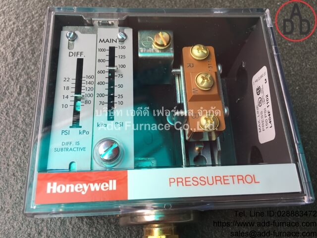 L404F 1102 | Honeywell PRESSURETROL - บริษัท เอดีดี เฟอร์เนส จำกัด
