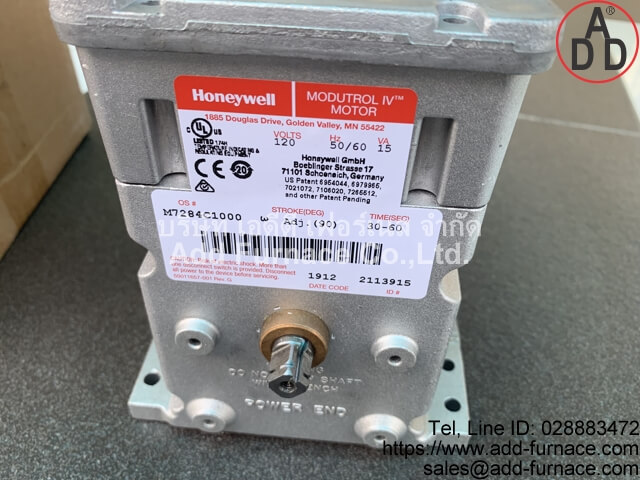 M7284C1000 | Honeywell MODUTRO IV MOTOR - บริษัท เอดีดี เฟอร์เนส จำกัด