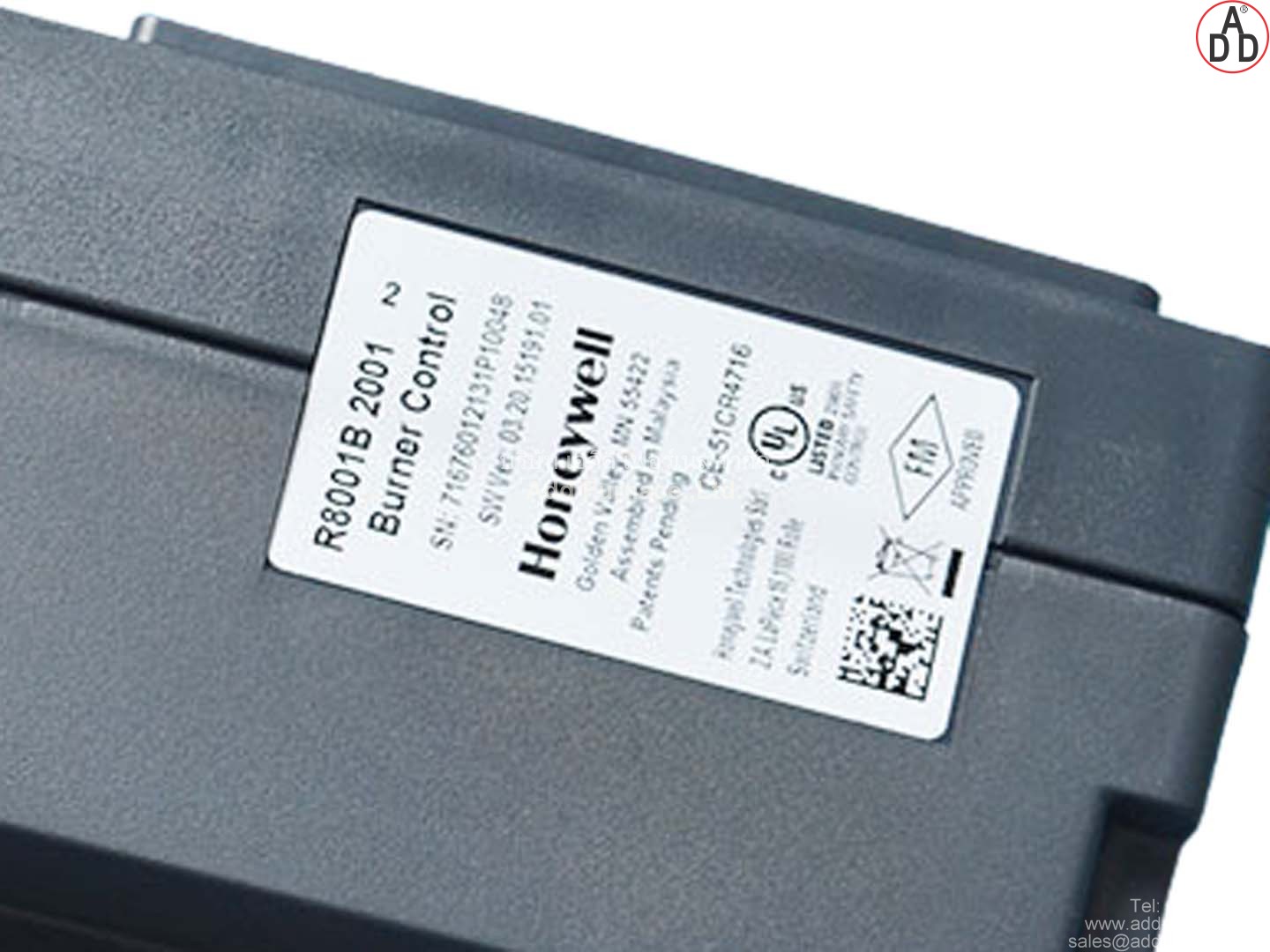 R8001B2001 | Burner Control Module - บริษัท เอดีดี เฟอร์เนส จำกัด