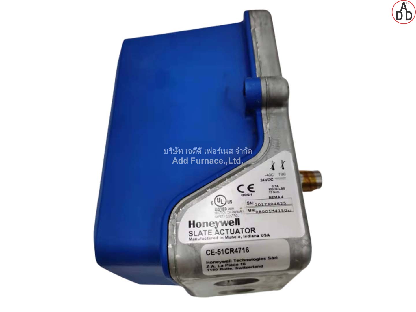 R8001M4150 | SLATE™ Low Torque Actuator - บริษัท เอดีดี เฟอร์เนส จำกัด