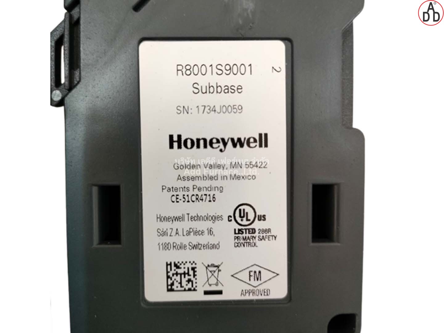 R8001S9001 | Sub-Base Module - บริษัท เอดีดี เฟอร์เนส จำกัด