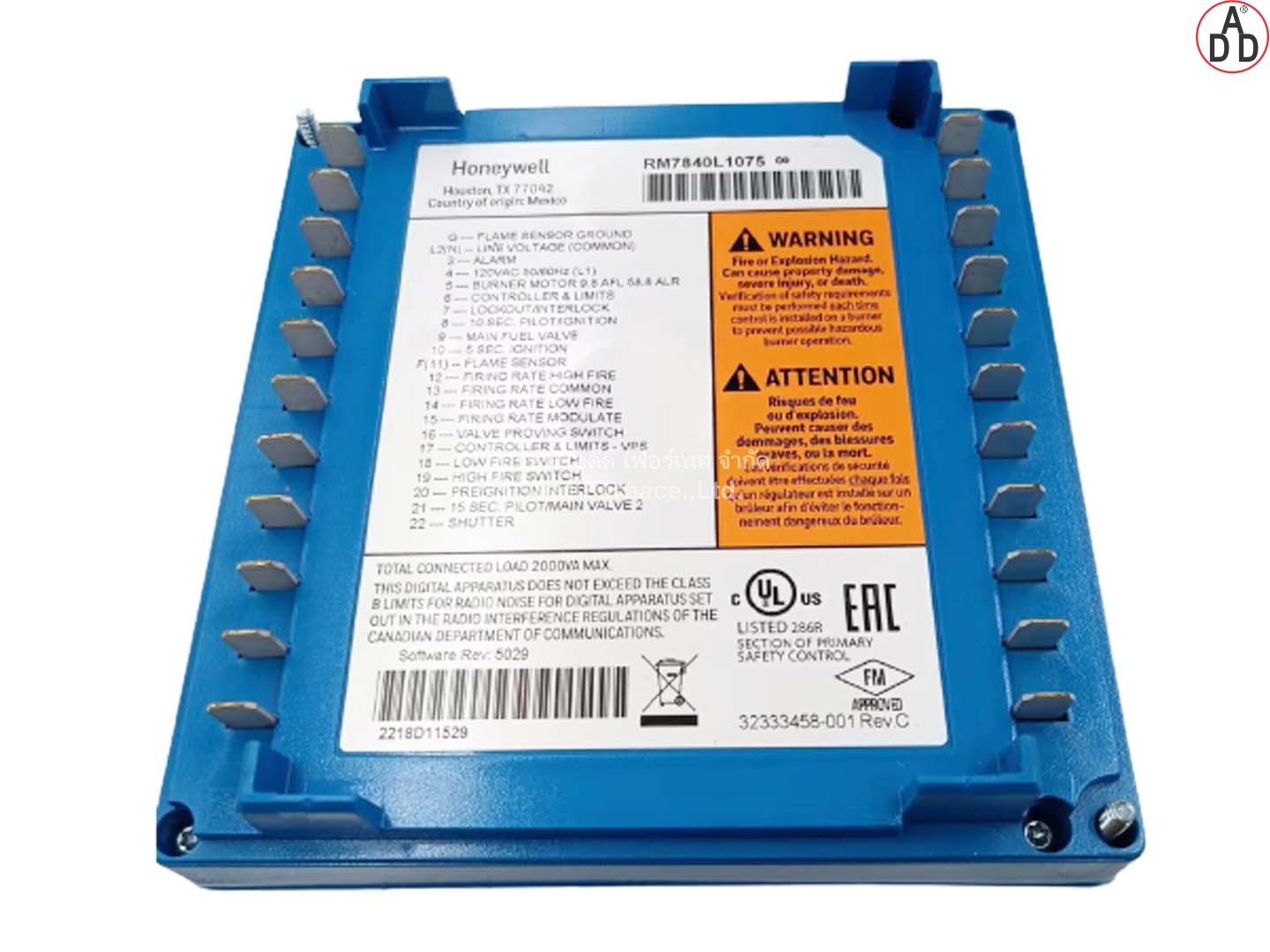 RM7840L1075 | Automatic Programming Control - บริษัท เอดีดี เฟอร์เนส ...