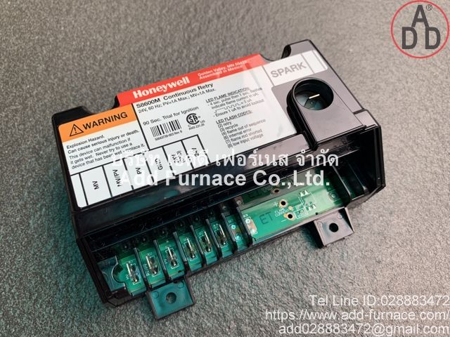 Honeywell S8600M3001 Continuous Retry - บริษัท เอดีดี เฟอร์เนส จำกัด