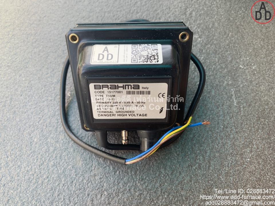 BRAHMA Italy TYPE T13/M - บริษัท เอดีดี เฟอร์เนส จำกัด