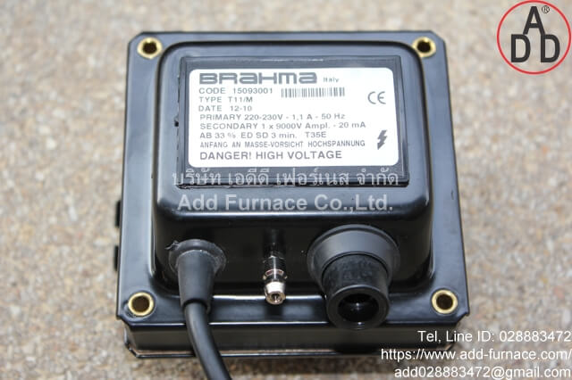 BRAHMA Italy TYPE T11/M - Thailand Ignition Transformer agent