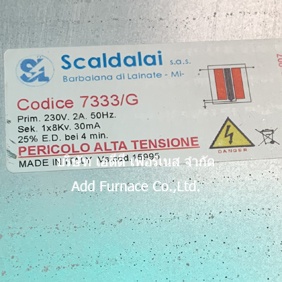 Codice 7333/G | Sek.1x8Kv.30mA - บริษัท เอดีดี เฟอร์เนส จำกัด