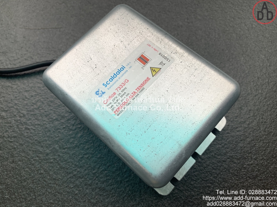 Codice 7333/G | Sek.1x8Kv.30mA - บริษัท เอดีดี เฟอร์เนส จำกัด