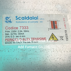 Codice 7333 | Sek.2x7Kv.30mA - บริษัท เอดีดี เฟอร์เนส จำกัด
