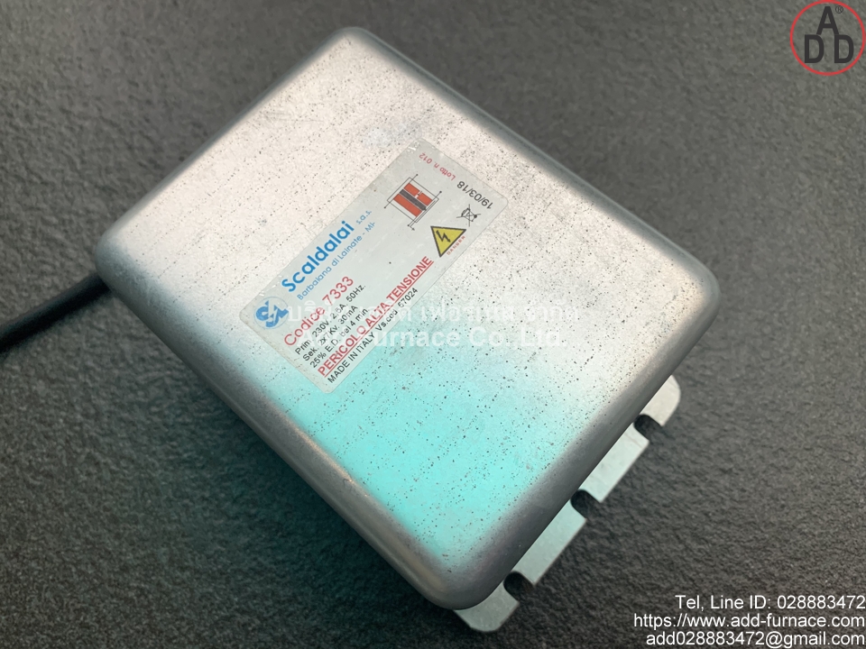 Codice 7333 | Sek.2x7Kv.30mA - บริษัท เอดีดี เฟอร์เนส จำกัด