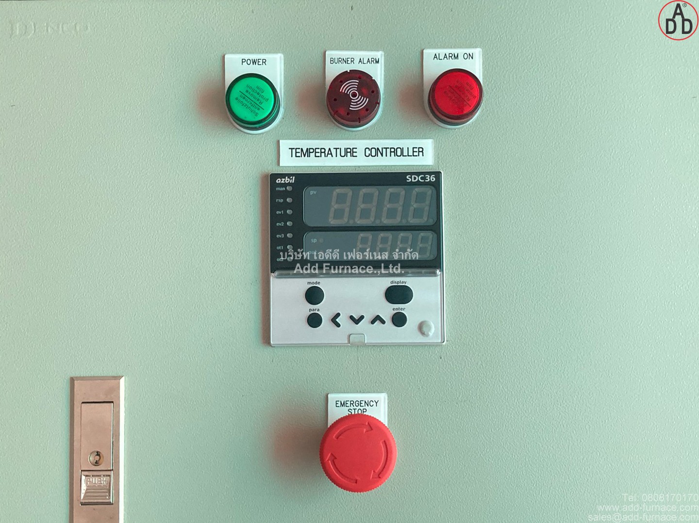 Gas Burner RAH40,80,120,160 Temperature Control Box Separate Out Burner ...