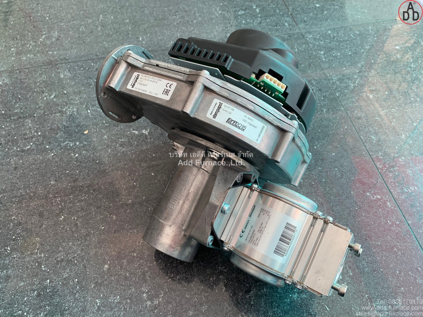 EBMPAPST RG148/1200-3633 with EBMPAPST GB-ND 057 D01 S00 - บริษัท เอดี ...